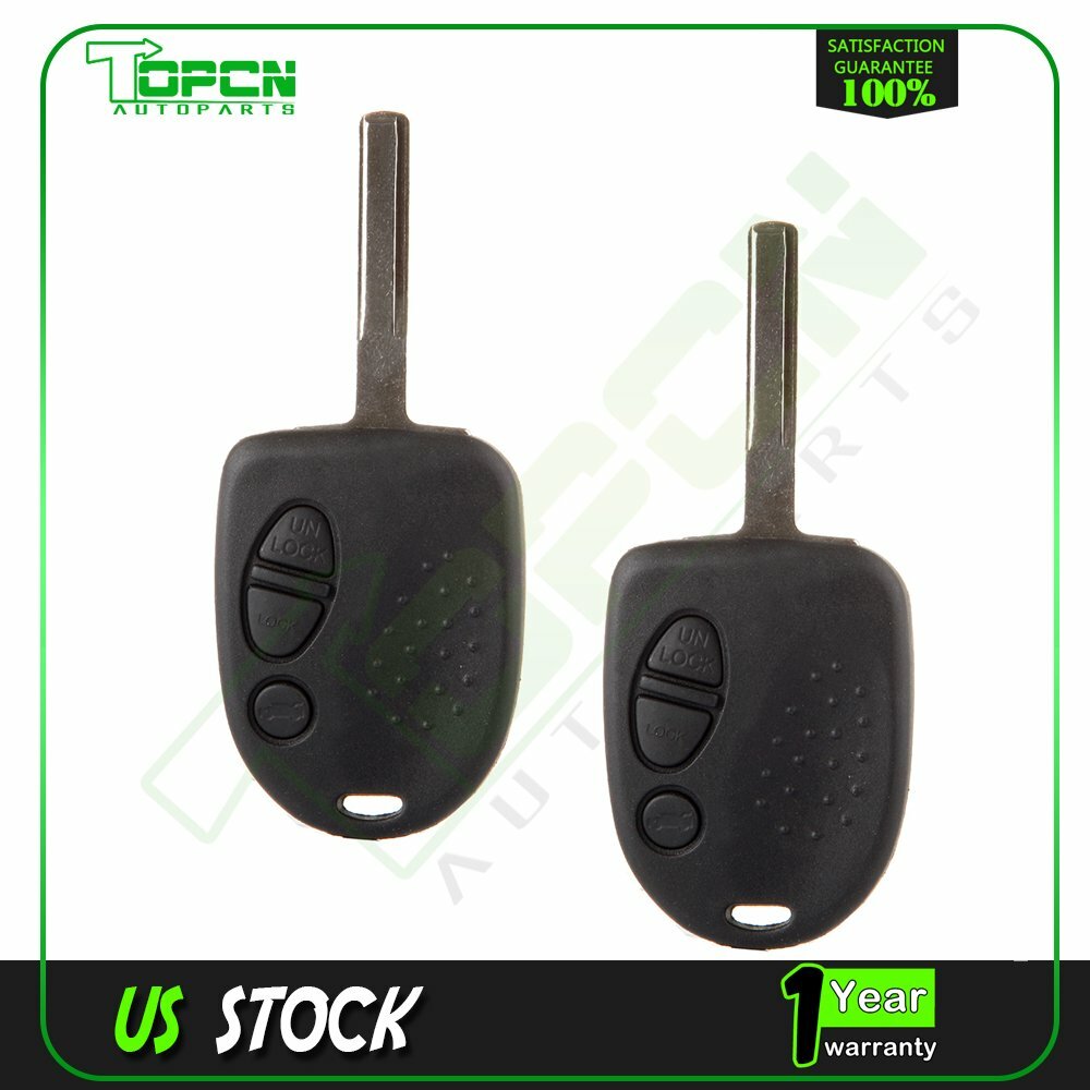 2 For Pontiac GTO 2004 2005 2006 Key Fob Shell Replacement 3 Buttons | eBay