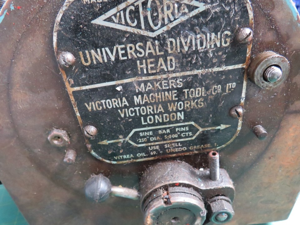 Victoria Machine Tool Co Universal Dividing Head | eBay UK