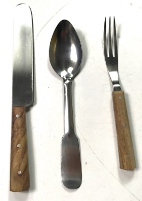 CIVIL WAR CSA CONFEDERATE & US UNION MESS UTENSILS SET- KNIFE, FORK ...