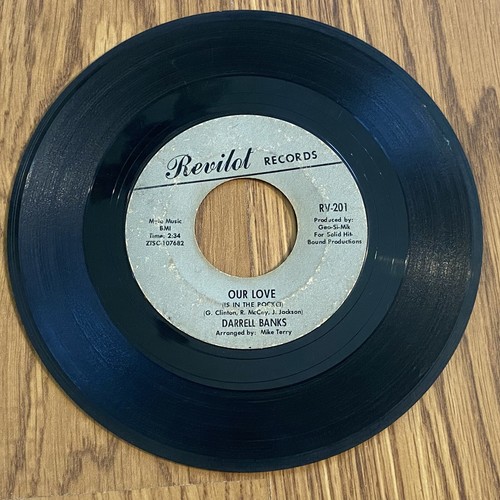 HEAR! RARE VG NORTHERN SOUL 45 Darrell Banks Our Love Open The Door ...