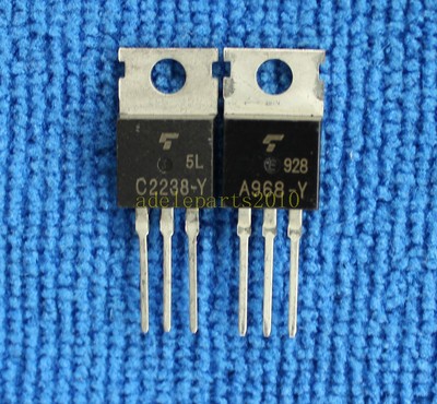 10pairs 2SA968-Y/2SC2238-Y 2SA968/2SC2238 A968-Y/C2238-Y TOSHIBA AMP ...