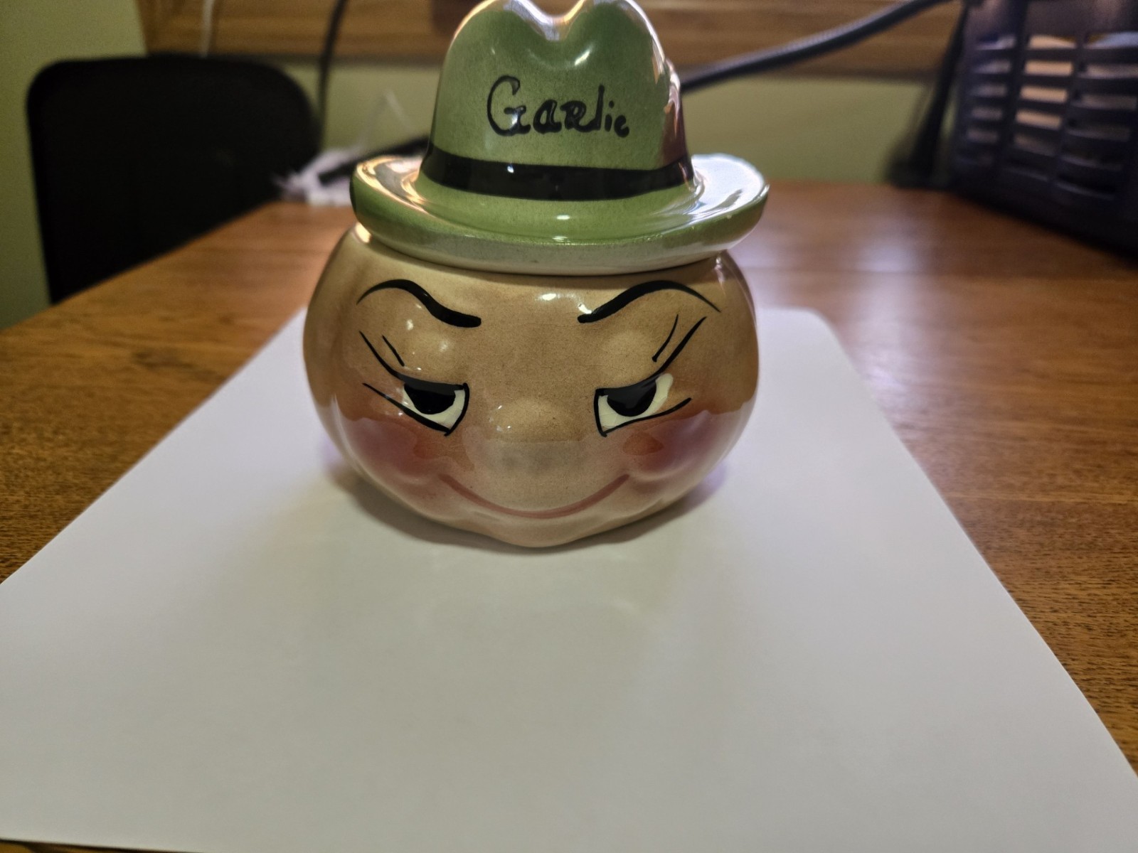 Vintage DeForest California Anthropomorphic Ceramic Garlic Condiment ...
