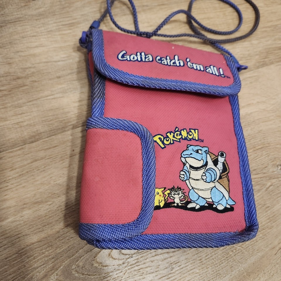 Vtg Nintendo Game Boy Color Pokemon Blastoise Meowth Pikachu Carrying ...