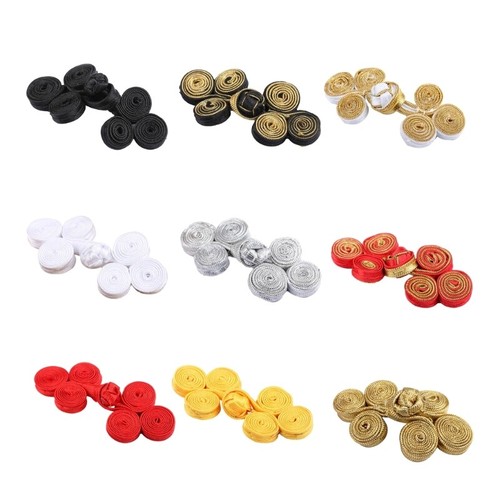 Chinese Tang Shirt Button Three Rounds Cheongsam Fastener Button DIY ...