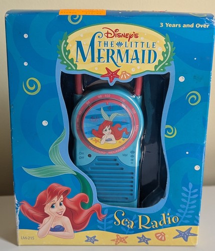 Disney's The Little Mermaid HAND SEA RADIO Ariel Vintage LM-215 9" New ...