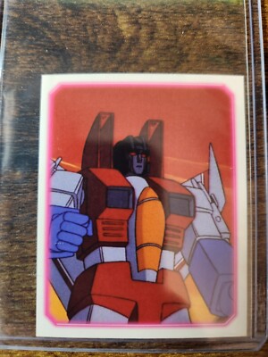 2003 Cards Inc. Transformers Generation 1 Stickers Starscream #D23 ...