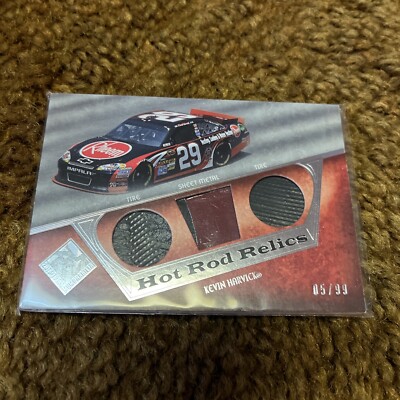 Look!!Ken Harvick Press Pass Hot Rod Relics Tire, Sheet Metal, Tire 05/ ...