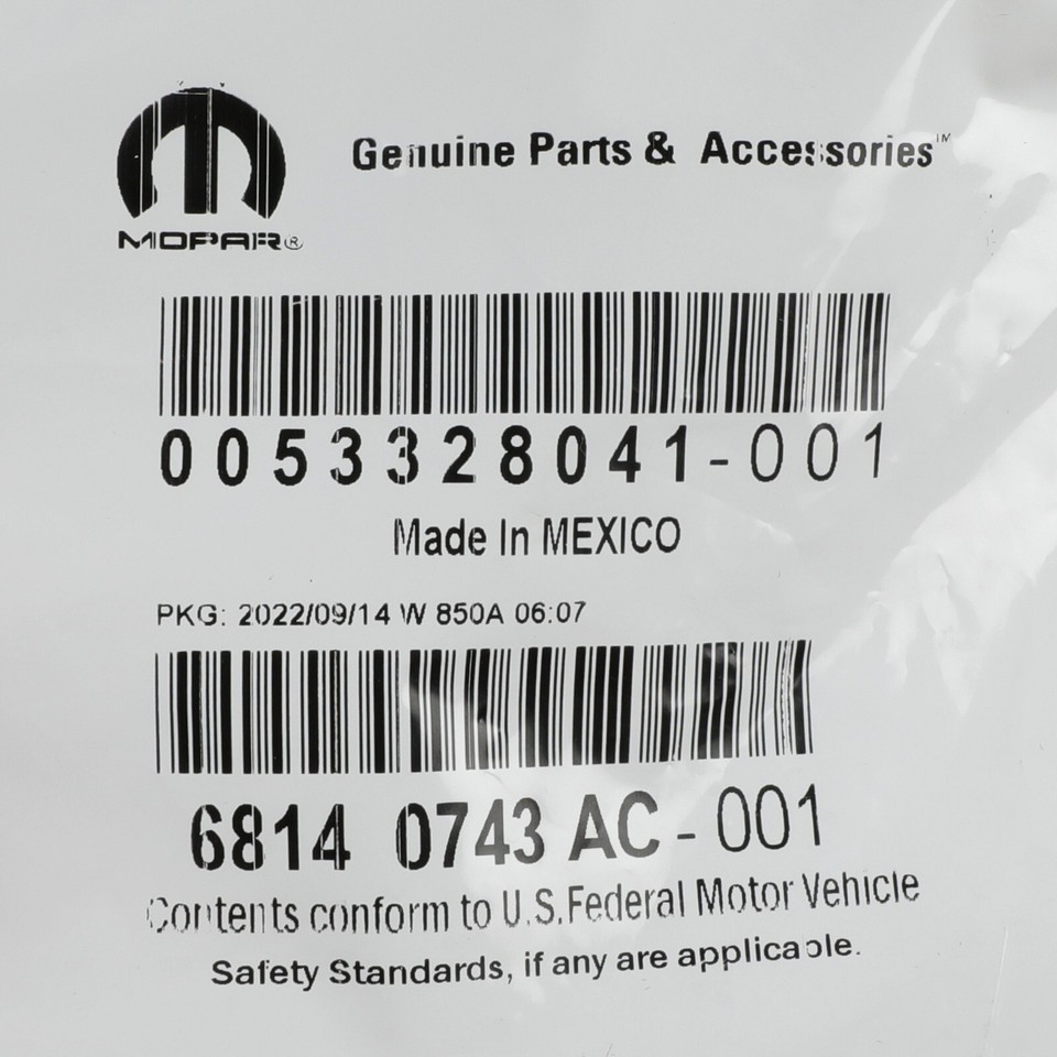 2014-2018 JEEP CHEROKEE FUEL FILLER DOOR ACTUATOR CABLE OEM NEW MOPAR ...