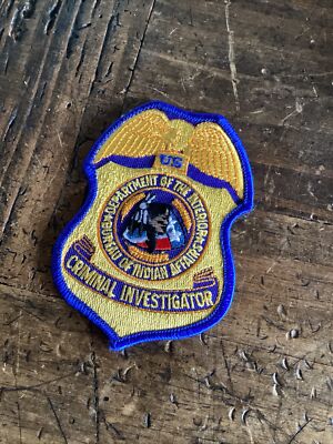 Department of the Interior Criminal Investigator Patch US Obsolete | eBay