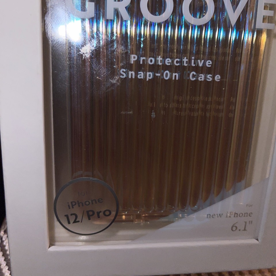 New MVMT iPhone 12 Pro Iridescent Groove Protective Snap-On Phone Case ...