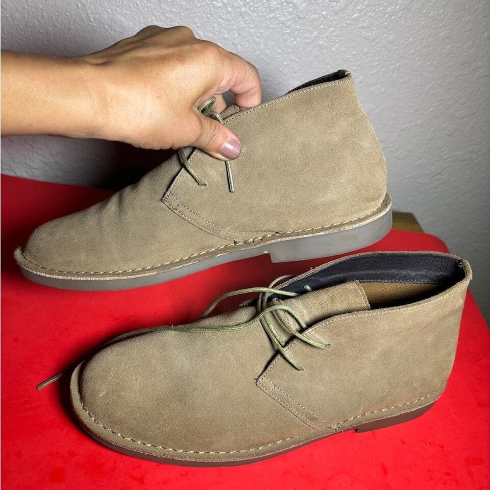 J. Crew Suede Gray Preppy 1990 MacAlister boots in suede Shoes chukkan ...