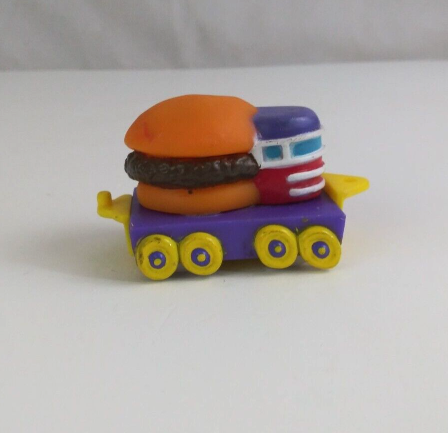 Vintage 1997 Wacky Chew Chew Hamburger Train Car Sonic Toy | eBay