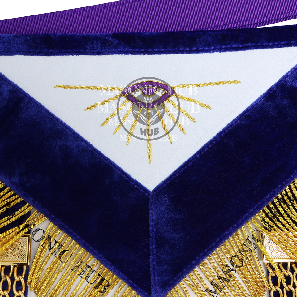 Masonic Grand Lodge Worshipful Master Regalia – Hand Embroidered ...