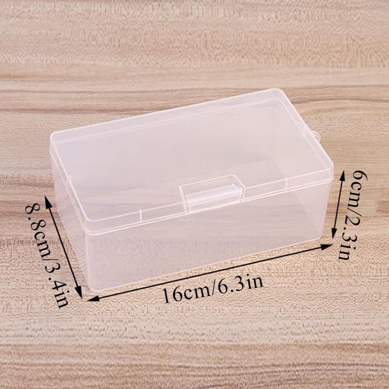 Mini Plastic Box Rectangular Box Translucent Box Jewelry Beads ...
