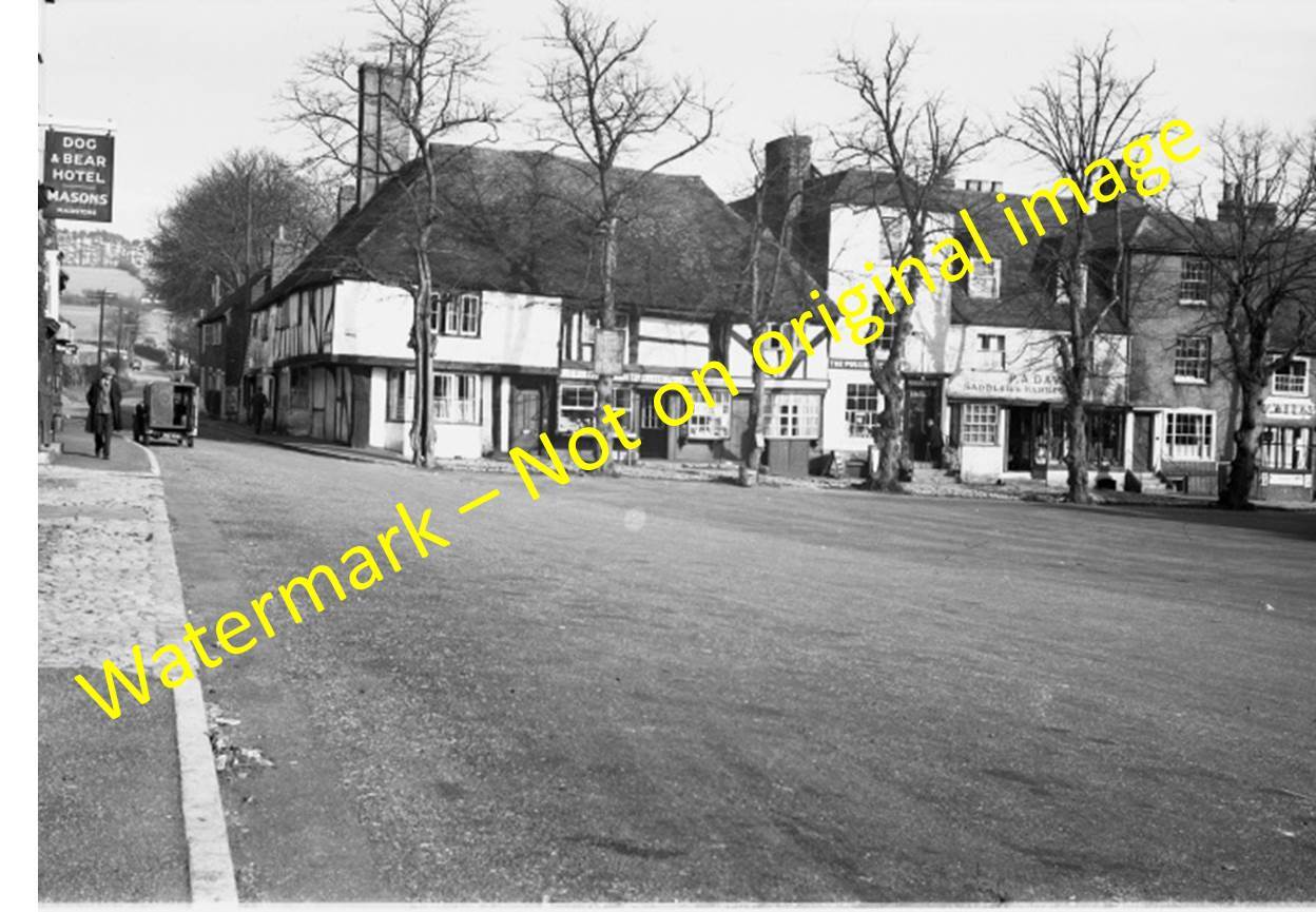 Lenham, Kent - The Square, c.late1920s/1930s. 7" x 5" Photograph | eBay UK