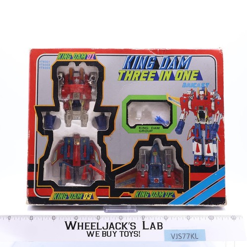 King Dam Three in One Die-Cast Robot Diaclone Diabattles Vintage Action ...