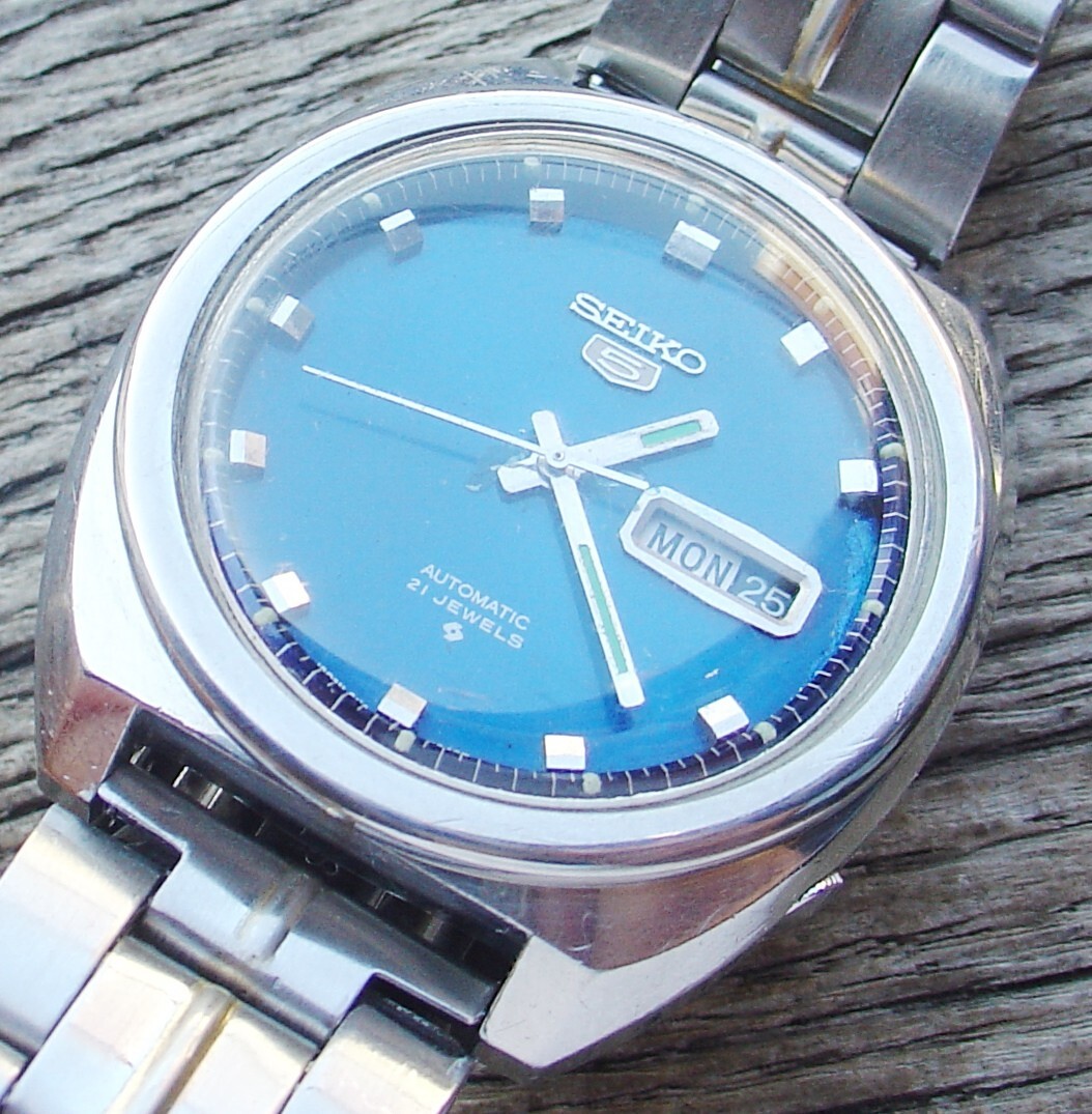 SEIKO 5 Vintage Automatic Mens Japan Watch All stainl… - Gem