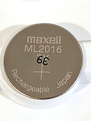 1 pc MAXELL ML2016 ML 2016 3v RECHARGEABLE LITHIUM BATTERY MFD 09/2023 ...