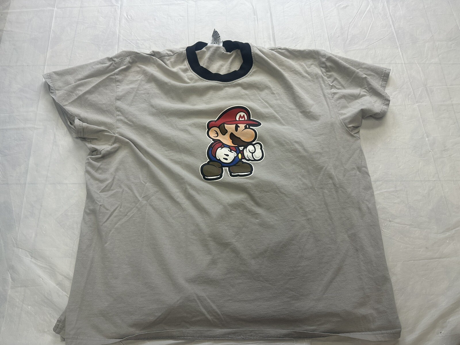 Paper Mario Super Mario Bros Vintage Y2k Shirt XL gr… - Gem