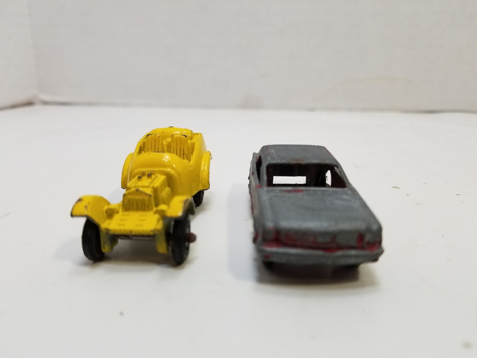 Vintage Tootsie Toys Red Mustang Coupe Yellow Hotrod Diecast Car ...