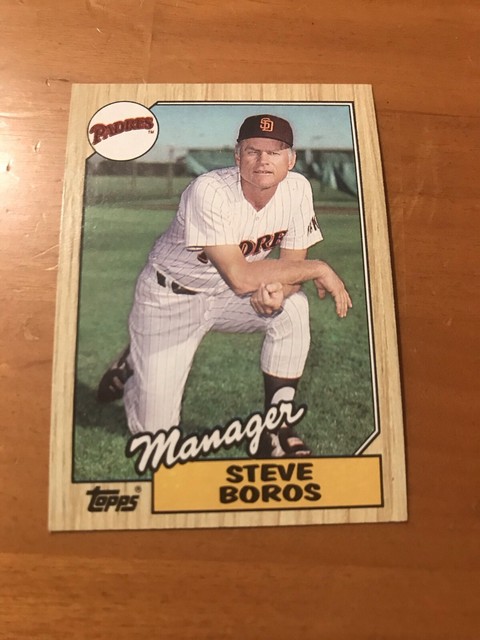 1987 Topps - #143 Steve Boros for sale online | eBay