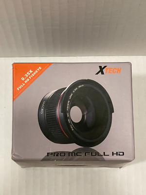 New XTECH Pro MC Full Full High Definition 0.35x Fisheye Lens for 58MM ...