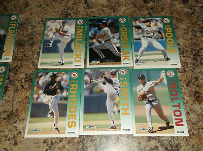 1992 FLEER # 24 ARTHUR RHODES Baltimore Orioles Baseball Card | eBay