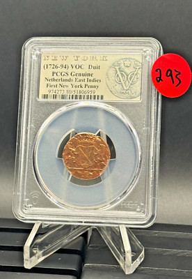1790 VOC Dutch Duit PCGS 🇳🇱 “First New York Penny” – Colonial Copper 🗽 ...