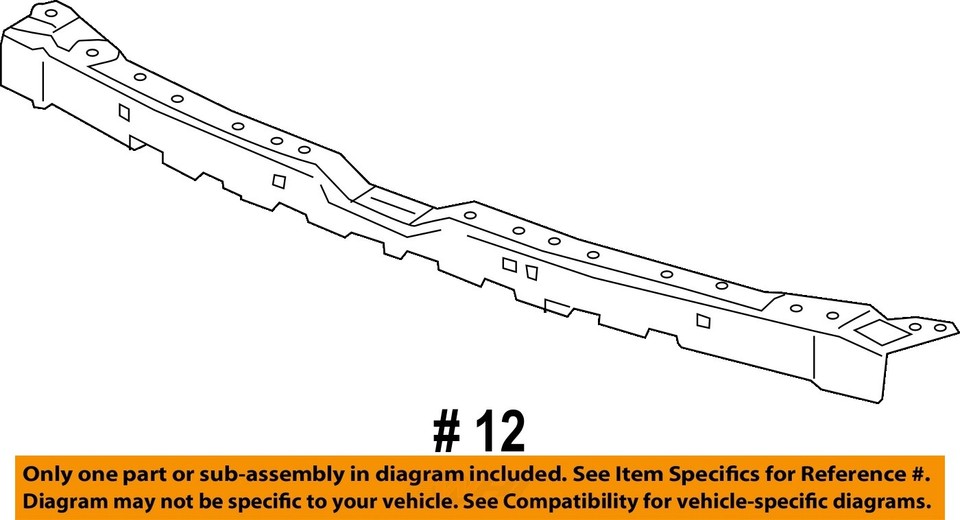 GM OEM 19-23 Silverado 1500 LD Radiator Support-Upper Reinf 84475288 | eBay