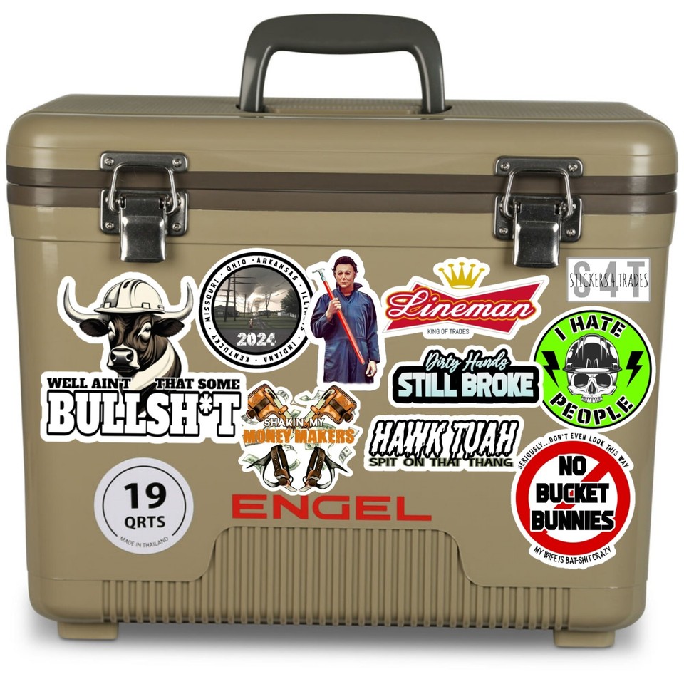 HAWK TUAH Spit On That Thang Hard Hat Sticker Decal Waterproof Jobsite ...