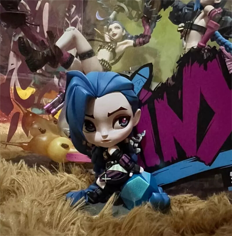 League of Legends LOL Arcane Jinx Figure Authentic Toys Gift with Box ...