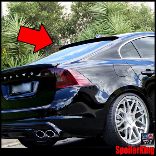 (284R) Rear Roof Spoiler Window Wing (Fits: Volvo S60 2010-2018 4dr ...