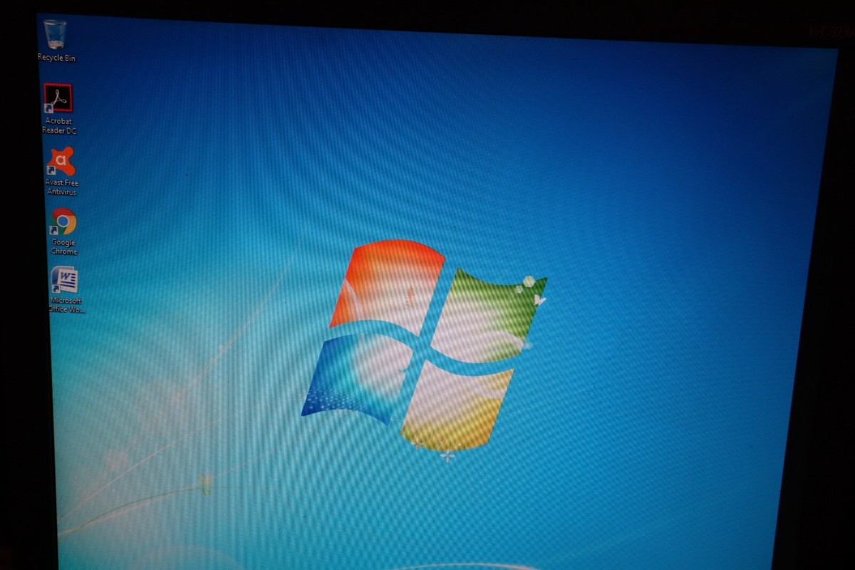 Computer Desktop Screen Windows 7