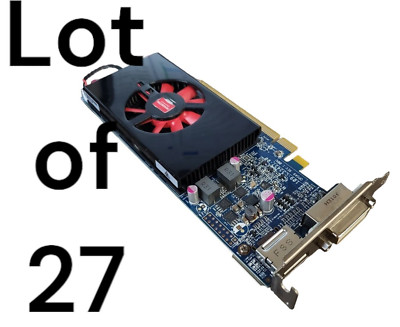 Lot of 27 - AMD Radeon ATI-102-C33402B Dell SFF Height DVI DP HD7570 ...