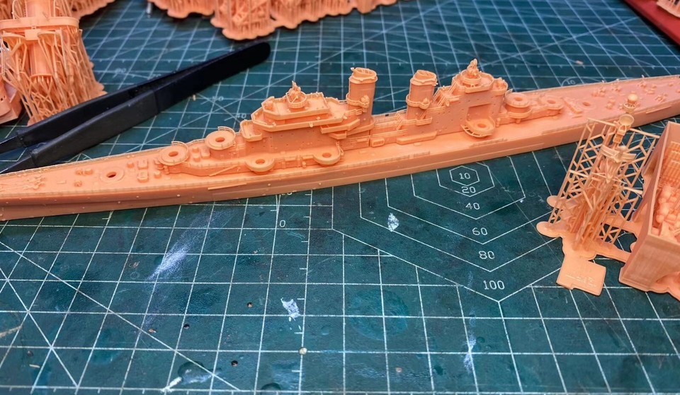 3D Printed kit 1/700 USS Austin class cruiser(waterline/full hull) | eBay