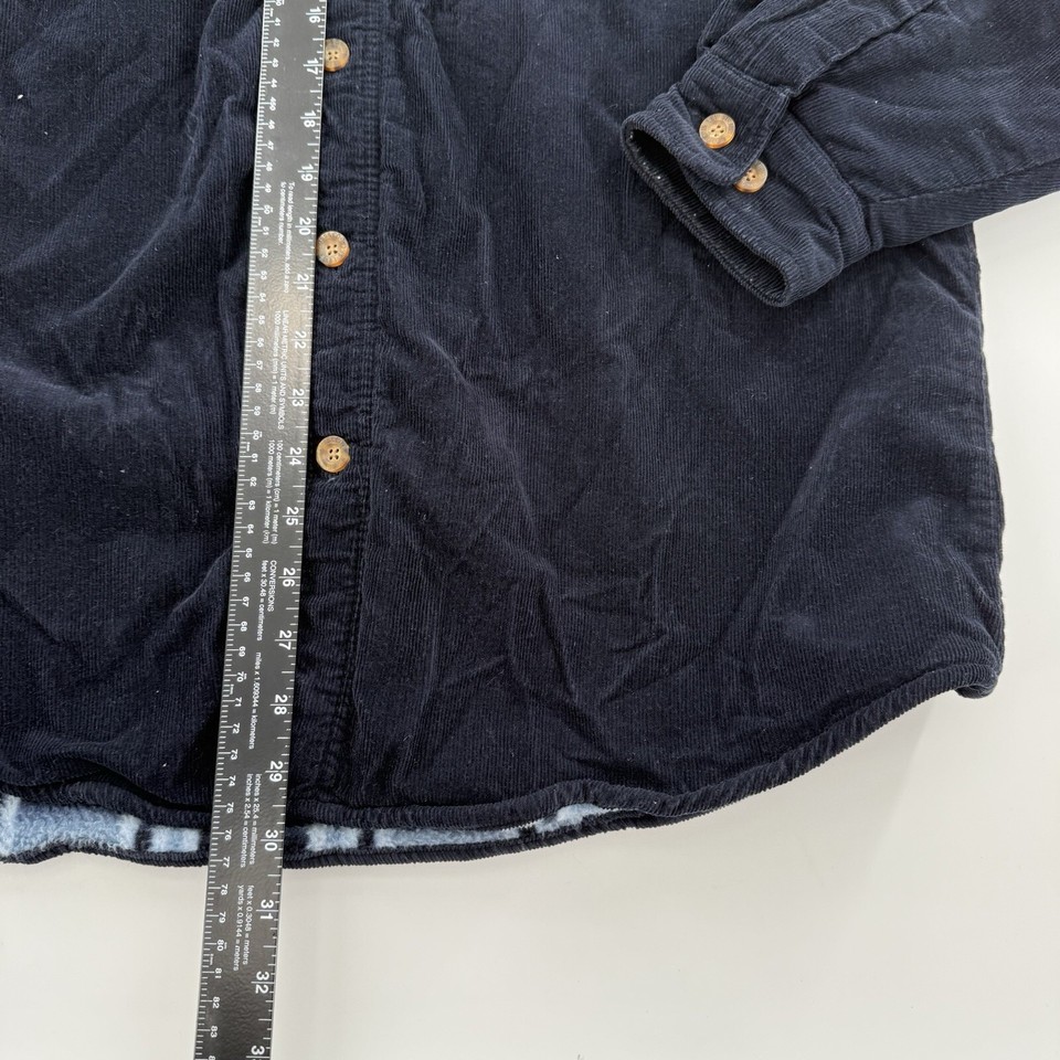 Levis Strauss Corduroy Chore Shacket Fleece Lined Long Sleeve Men’s ...