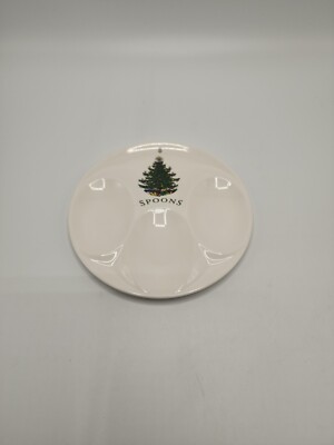 Spode "Christmas Tree" 6 Inch - Three Spoon - Spoon Rest - Mint ...