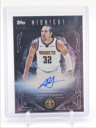 AARON GORDON 2025-26 TOPPS MIDNIGHT SUN WINTER SOLSTICE AUTO /35 Q6846 ...