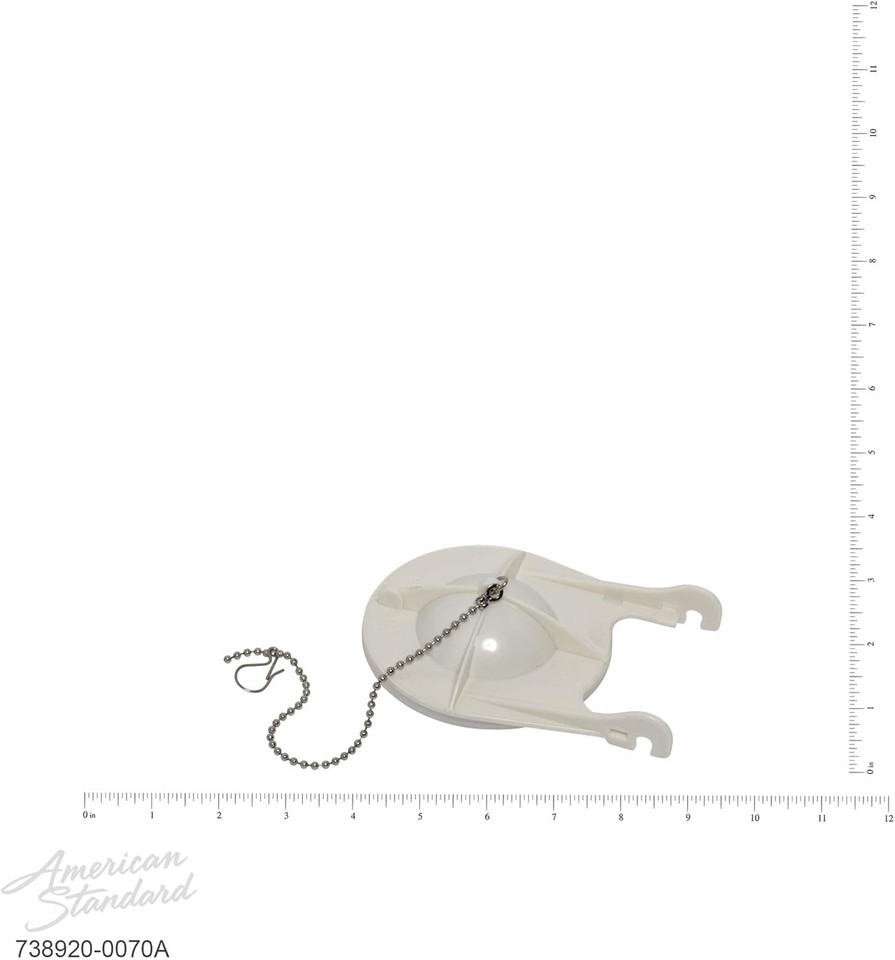 American Standard 738920-0070A 3-Inch Flapper Assembly, White 3 in ...