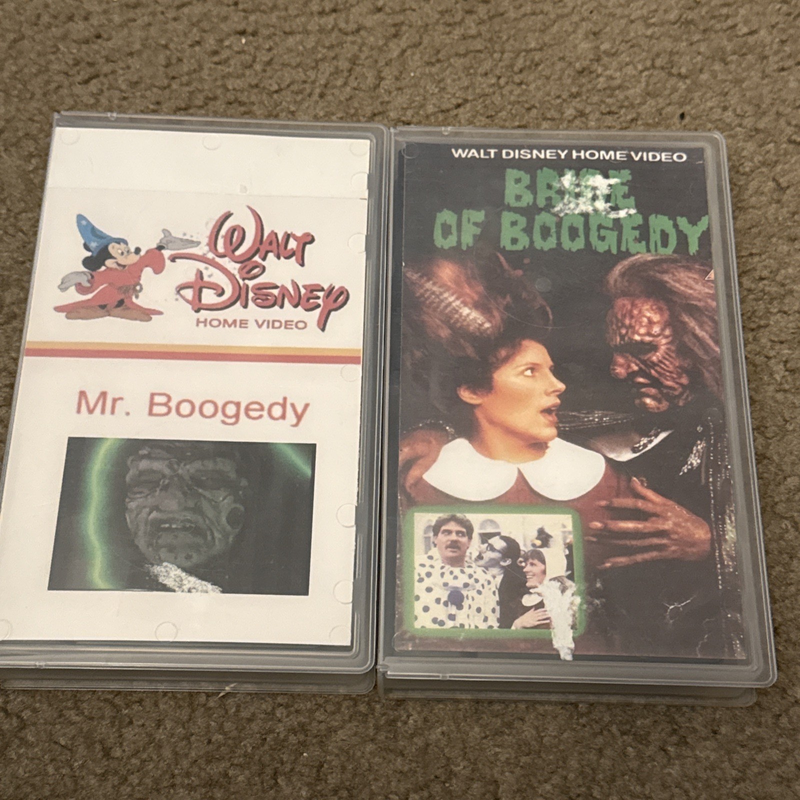Walt Disney Home Video VHS Lot Of 2 Mr Boogedy & Bride Of Boogedy Super ...