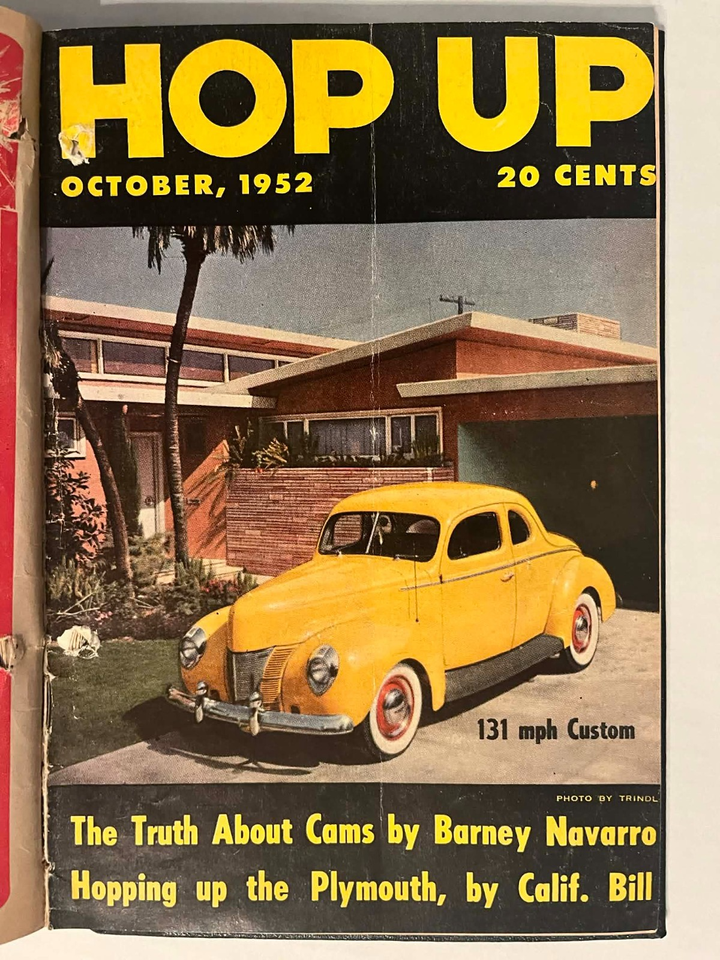 George Barris personal magazine collection, 1952 Hop Up, complete ...