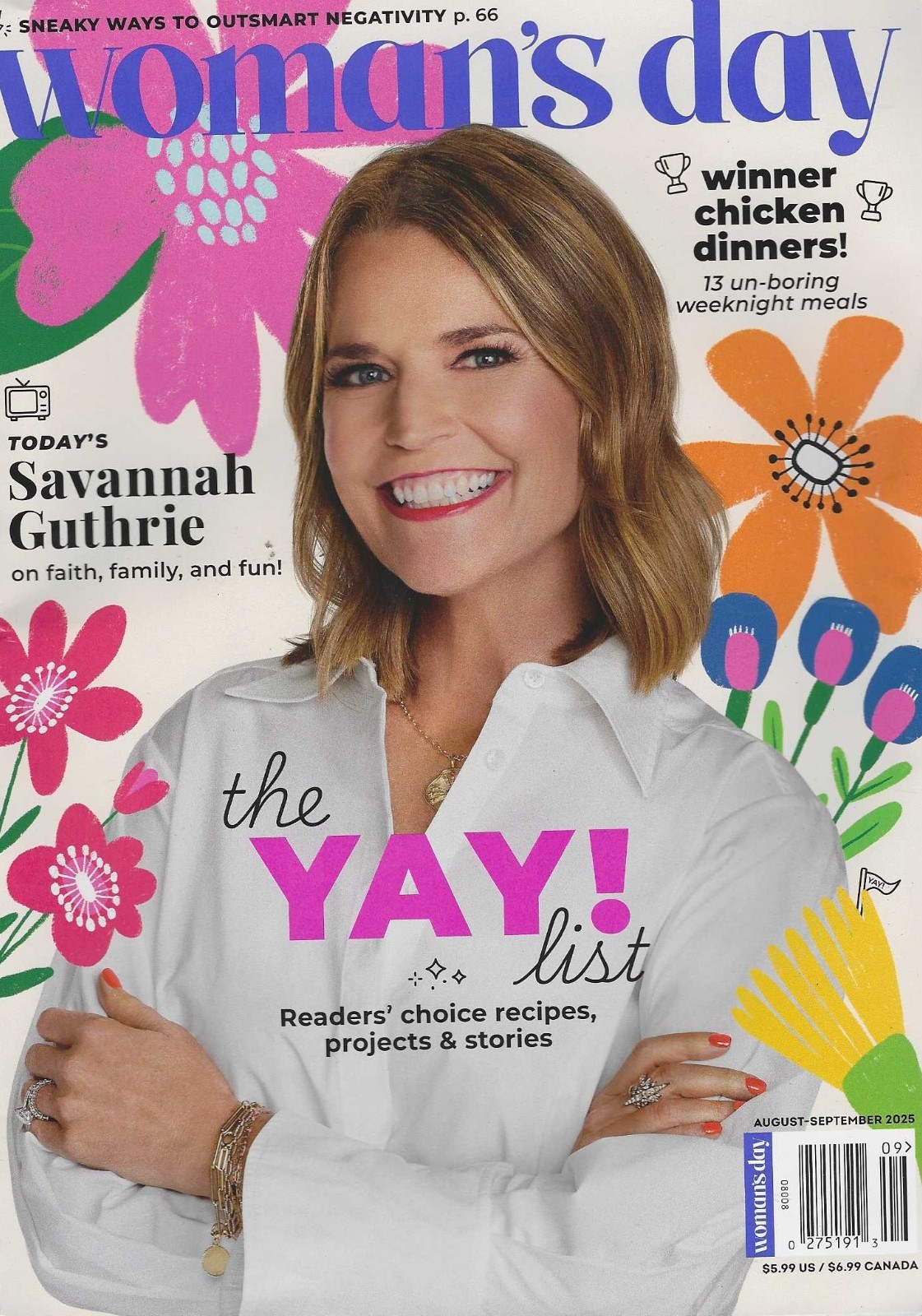 Woman's Day Magazine August / September 2025 The Yay List | eBay