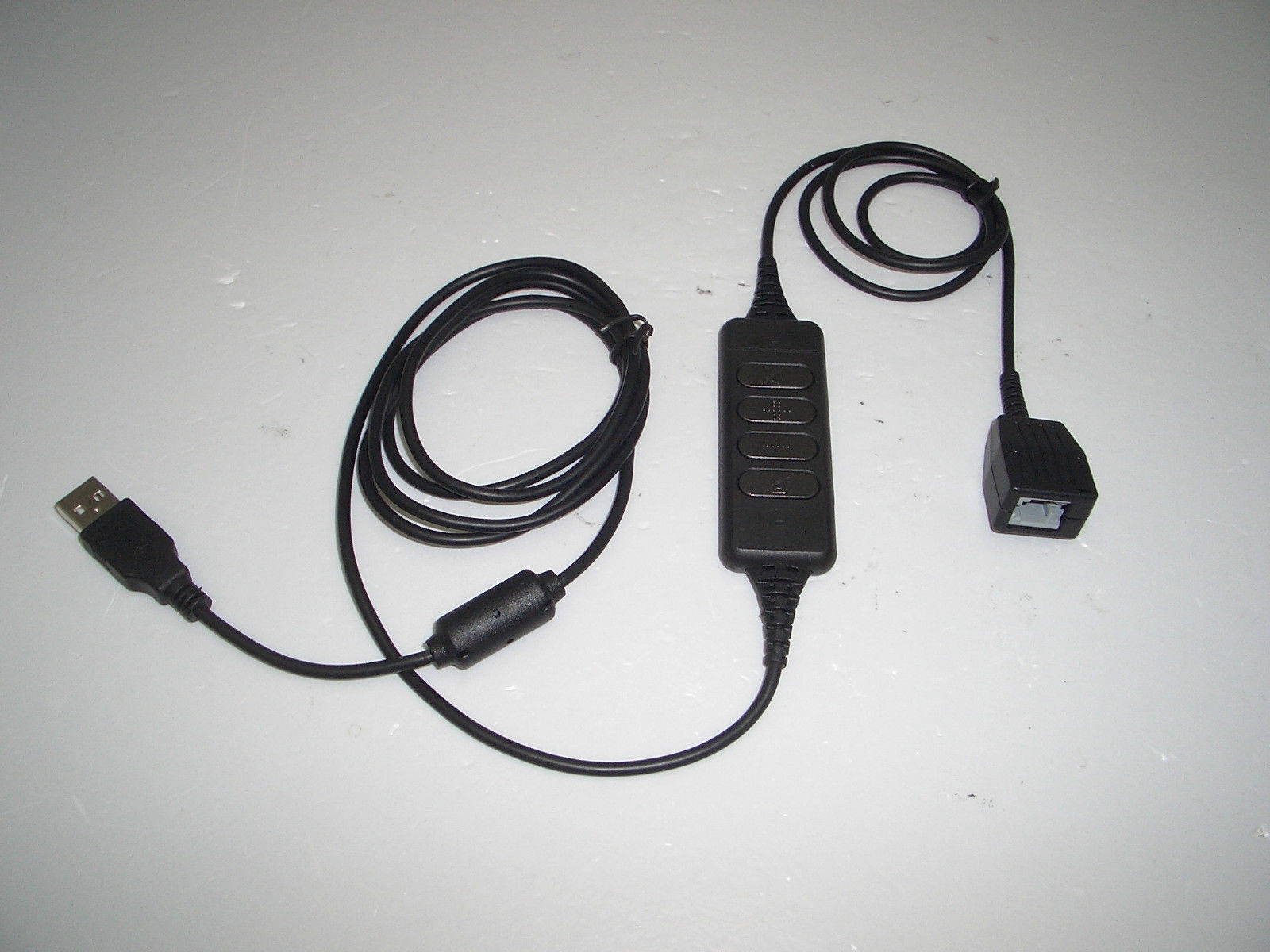 RJ9 Female to USB Plug Cable for Plantronics CS540 & Jabra PRO 920 to ...