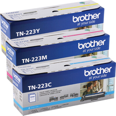 Brother HL-L3290 (TN223) Standard Yield Toner Set - C/M/Y (1,300 Yield ...