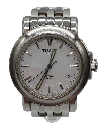 Tissot T-Lord T164/264 Automatic Mens Watch White Silver Analog Used | eBay