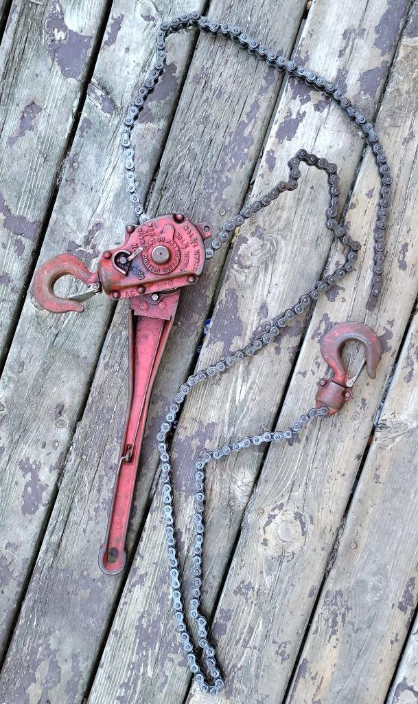 Coffing G Series 1-1/2 Ton Roller Chain Lever Hoist | eBay