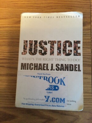 Justice : What's the Right Thing to Do? by Michael J. Sandel (2010 ...