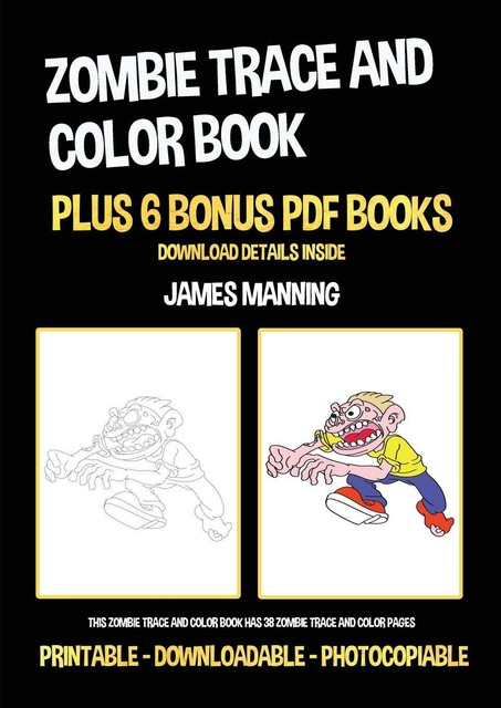 Zombie Trace and Color Book von James Manning (2020, Taschenbuch ...