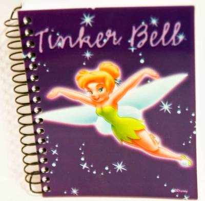 Disney Tinkerbell Fairy Small Spiral Notebook Autograph Book | eBay