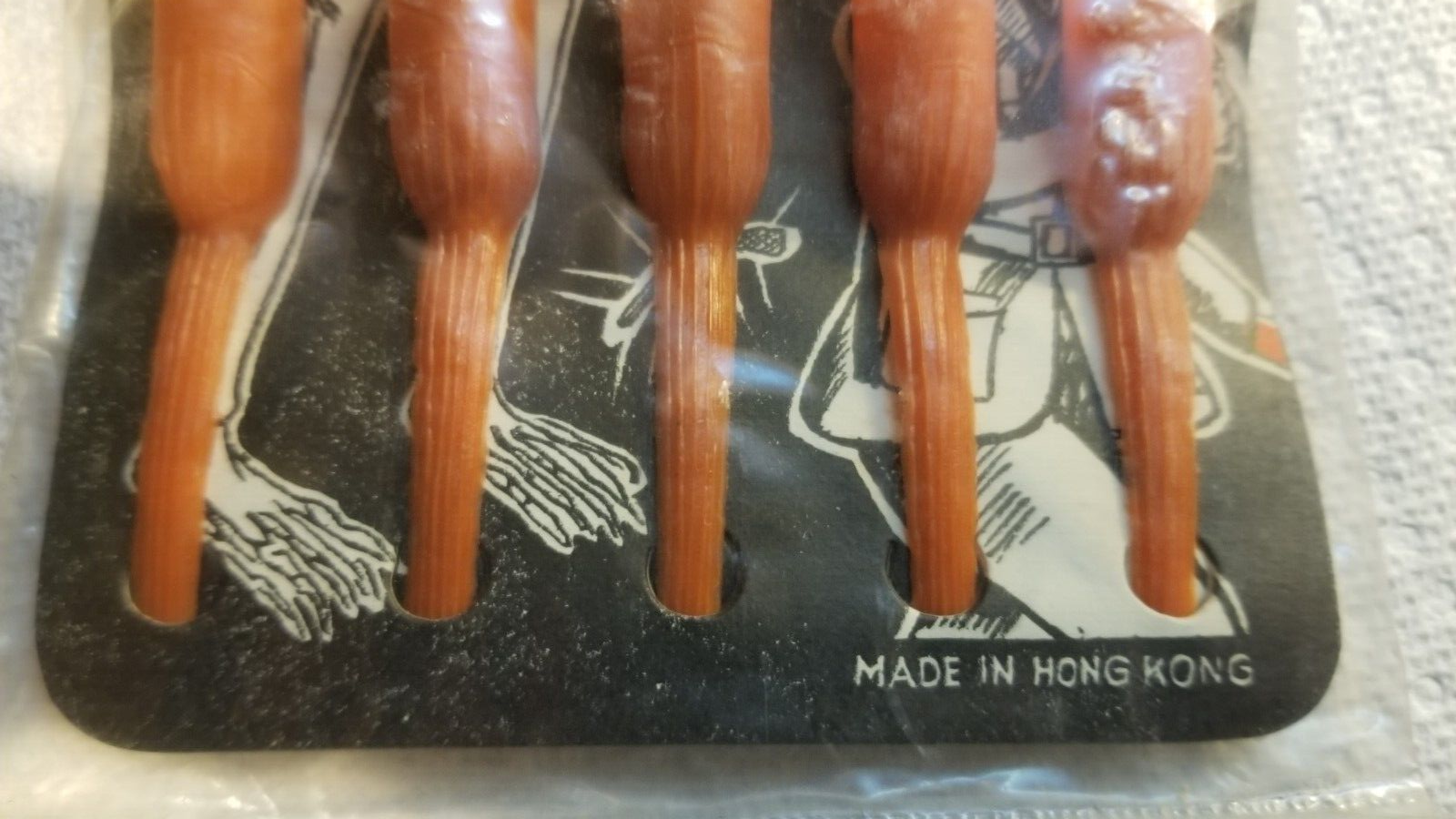 Rare 1960's Dime Store Halloween Devils Teeth Scary Nails Halloween ...